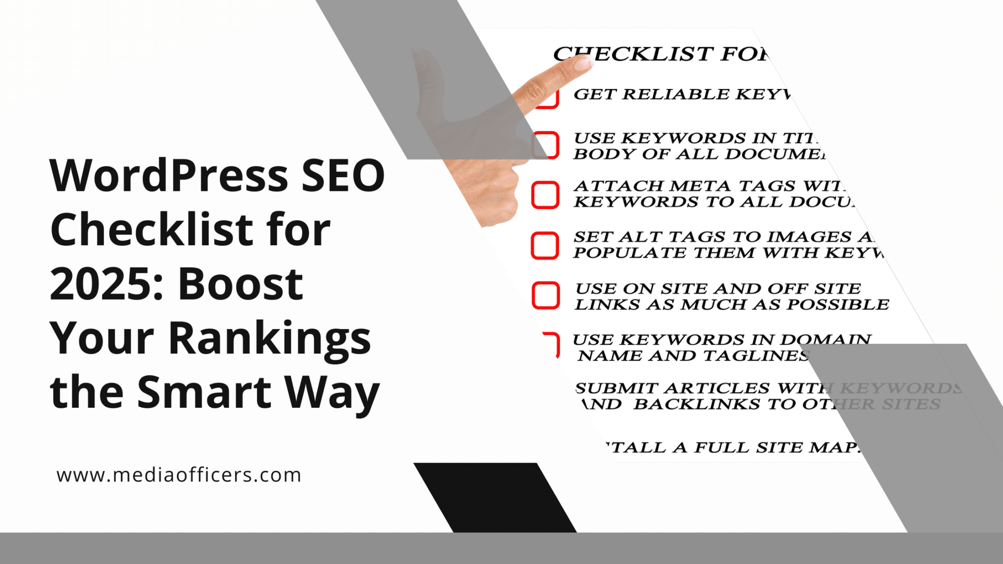 WordPress SEO Checklist For 2025: Boost Your Rankings